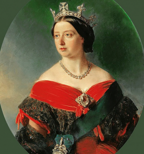 Queen Victoria – red velvet – Laurie Tavan